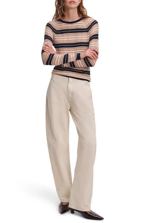 Rag & Bone Teresa Striped Silk Blend Sweater