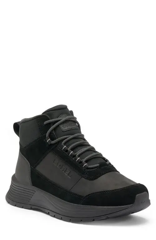Sorel Mid Waterproof Hiking Boots - Black/black