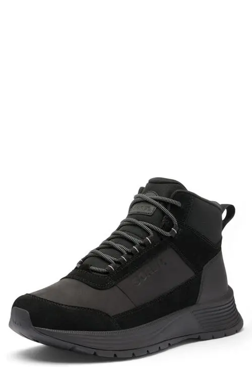 Sorel Mid Waterproof Hiking Boots - Black/black
