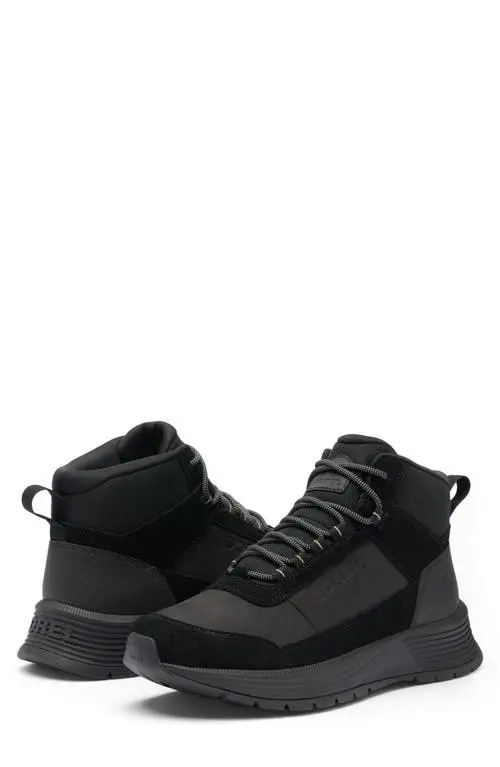 Sorel Mid Waterproof Hiking Boots - Black/black
