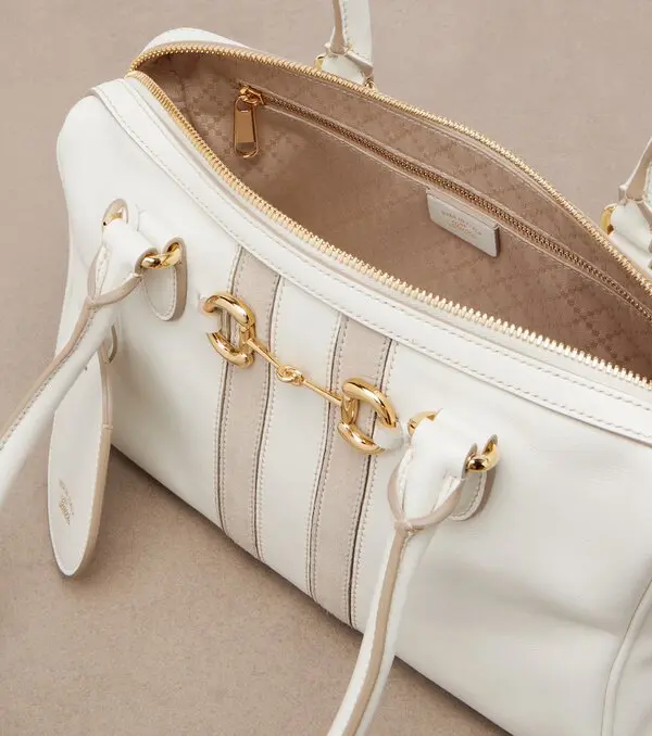 Gucci Borsetto Small Leather Bowling Bag