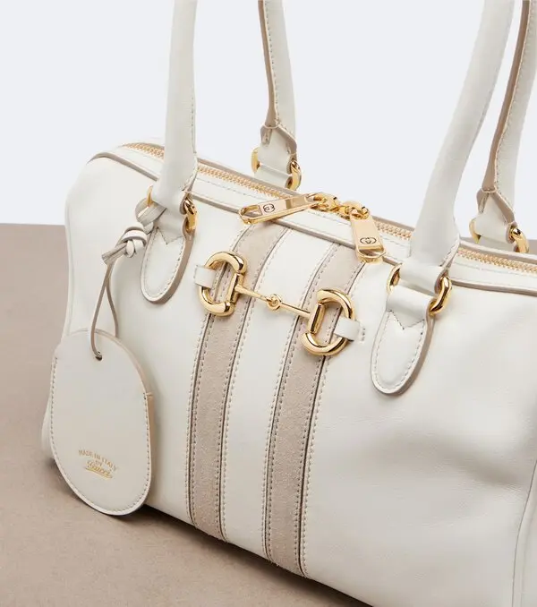 Gucci Borsetto Small Leather Bowling Bag