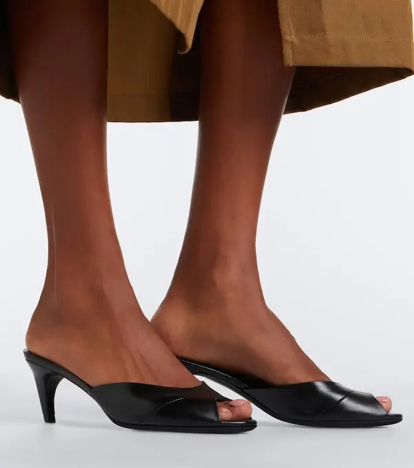 JUDE Cave Leather Mules