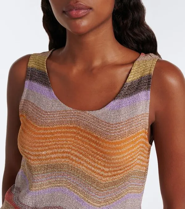 Missoni Wave Lamé Top