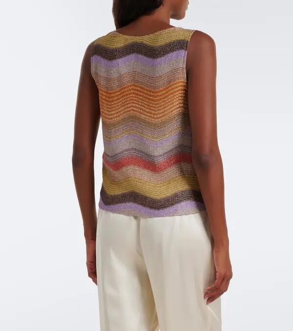 Missoni Wave Lamé Top