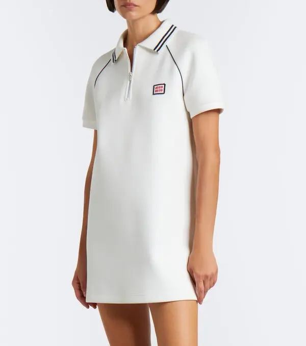 Miu Miu Cotton Piqué Polo Dress