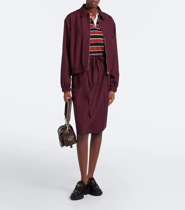 Prada Chocolate Leather Loafers