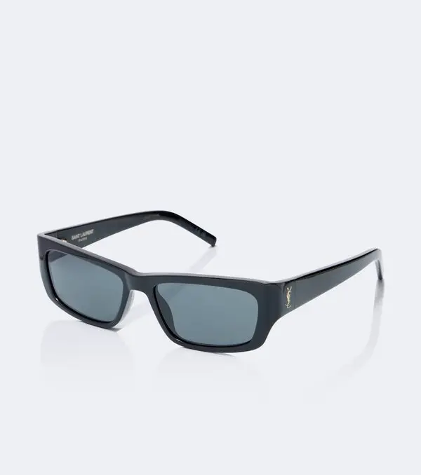 Saint Laurent Jazz Rectangular Sunglasses - Black