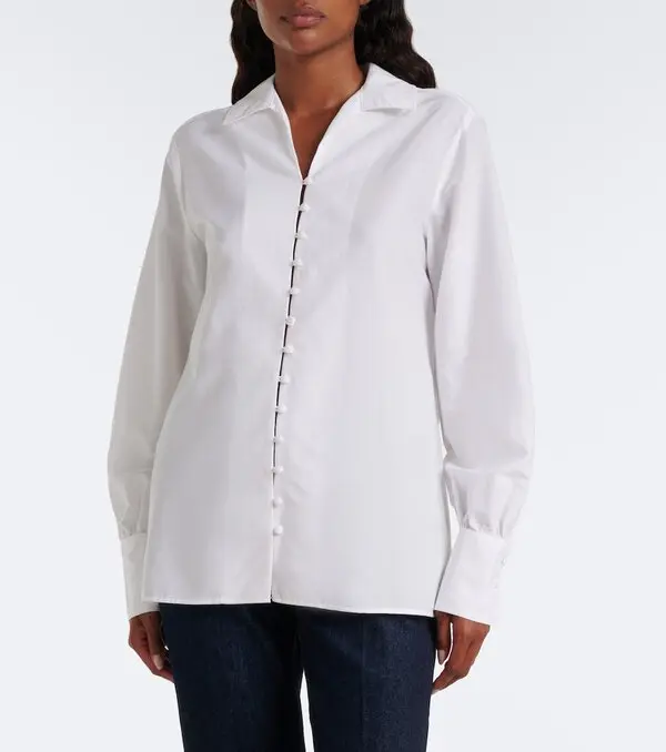 Polo Ralph Lauren Cotton And Silk Blouse