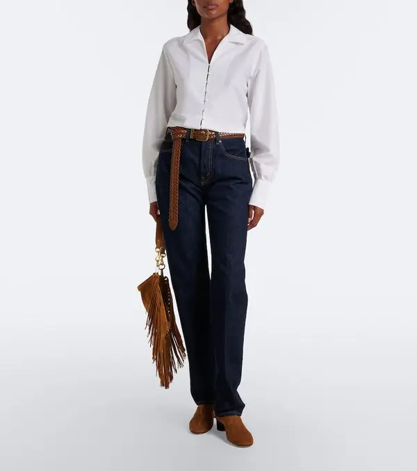 Polo Ralph Lauren Cotton And Silk Blouse