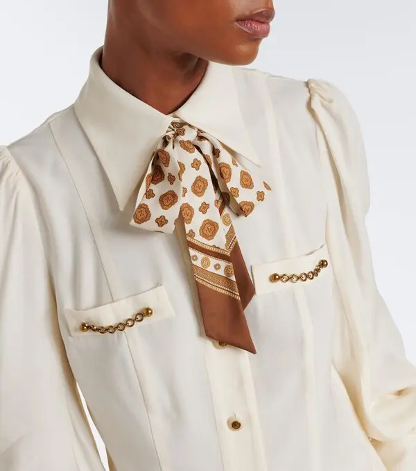 Zimmermann Utility Tie-neck Blouse