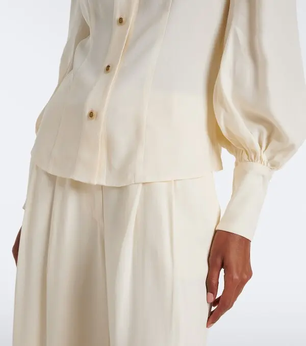 Zimmermann Utility Tie-neck Blouse