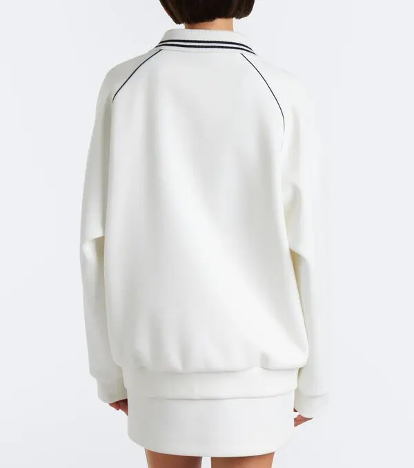 Miu Miu Cotton Piqué Blouson Jacket