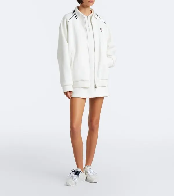 Miu Miu Cotton Piqué Blouson Jacket