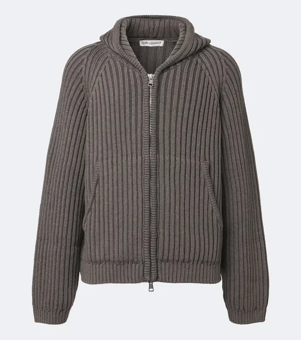 Our Legacy Level Wool Zip-up Hoodie