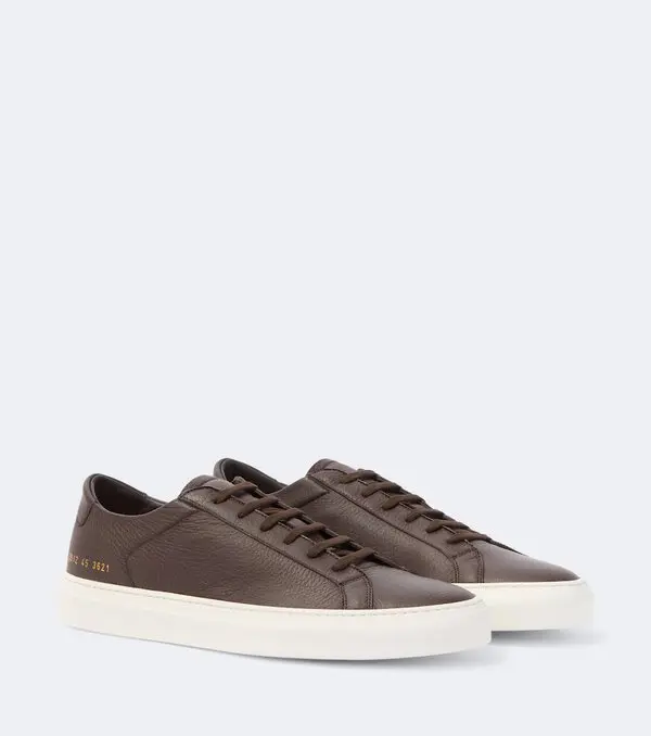 COMMON PROJECTS Achilles Leather Sneakers - Brown