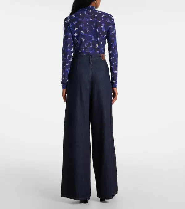 Dries Van Noten High-rise Wide-leg Jeans