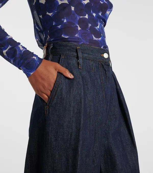 Dries Van Noten High-rise Wide-leg Jeans