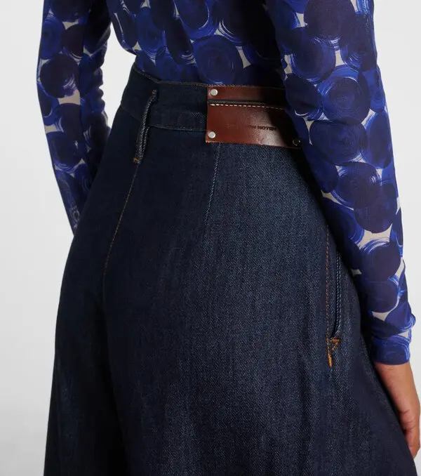 Dries Van Noten High-rise Wide-leg Jeans