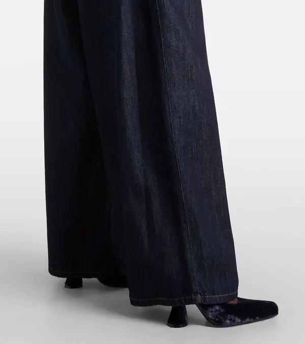 Dries Van Noten High-rise Wide-leg Jeans