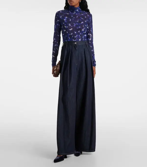 Dries Van Noten High-rise Wide-leg Jeans