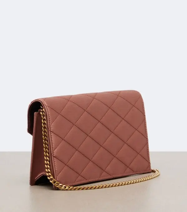 Saint Laurent Paris Mini Satin Wallet On Chain