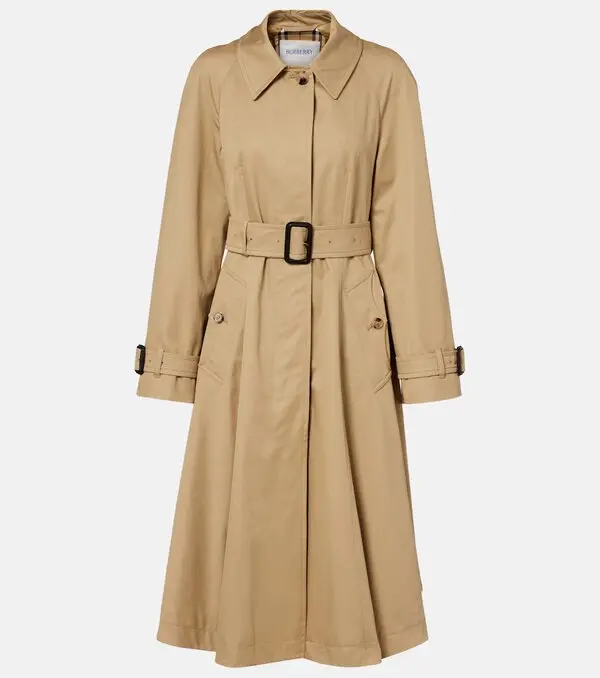 Burberry Cotton Gabardine Trench Coat