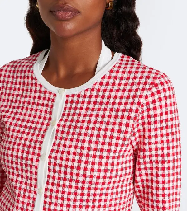 Posse Micah Gingham Cardigan