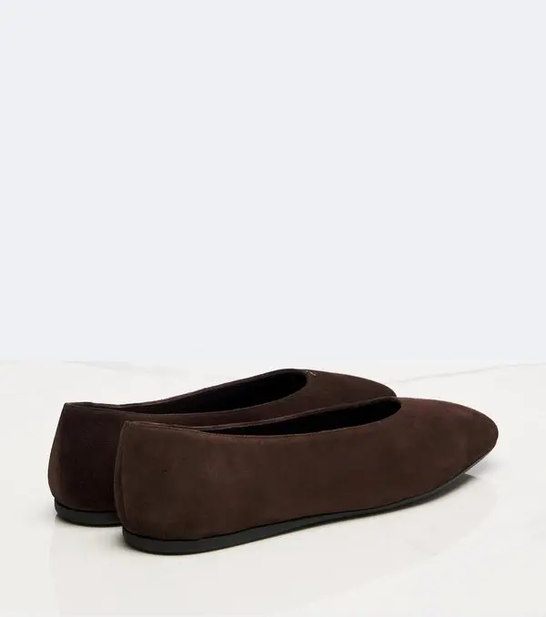 Prada Suede Ballet Flats