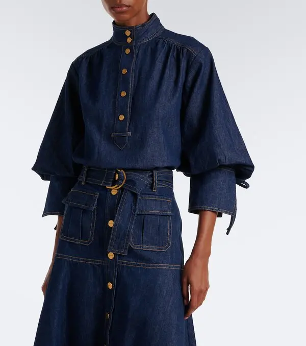 Zimmermann Denim Blouse