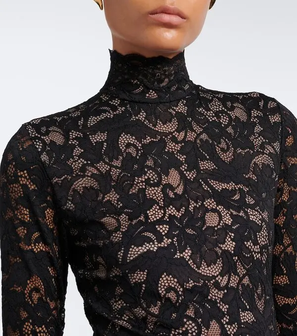 Zimmermann Lace And Jersey Maxi Dress