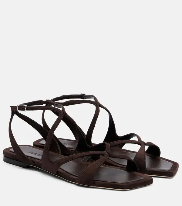 JIMMY CHOO Ayla Suede Sandals