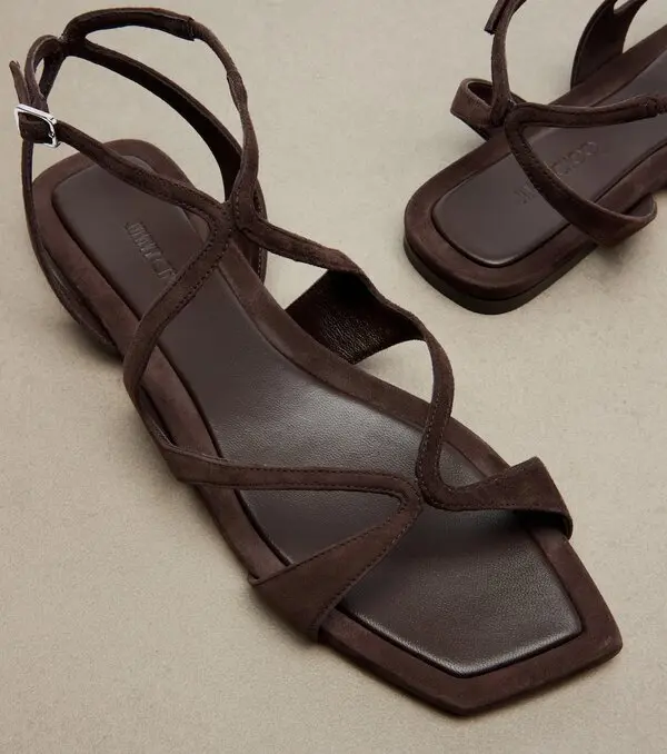 JIMMY CHOO Ayla Suede Sandals