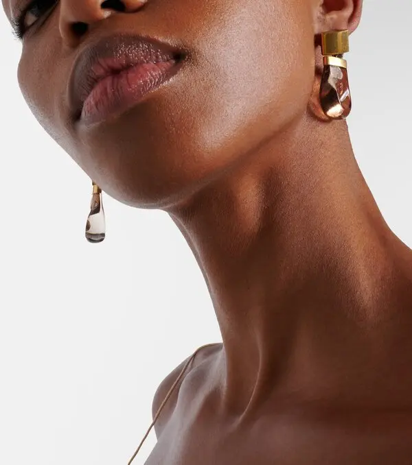 Khaite Keefe 18kt -plated Drop Earrings