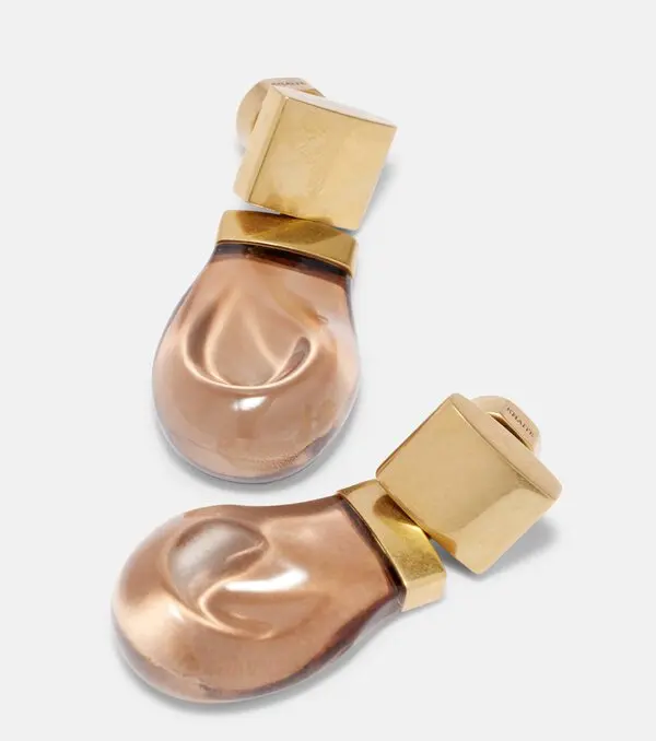 Khaite Keefe 18kt -plated Drop Earrings