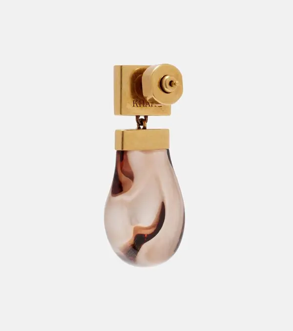 Khaite Keefe 18kt -plated Drop Earrings