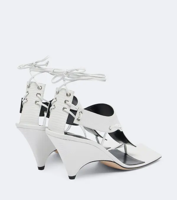 CHRISTEN Edge Leather Sandals