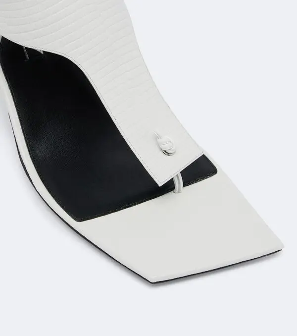 CHRISTEN Edge Leather Sandals