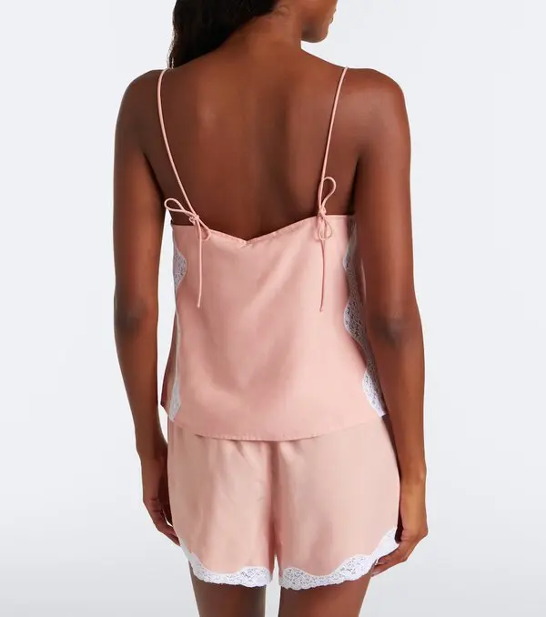 Posse Tabitha Lace-trimmed Top