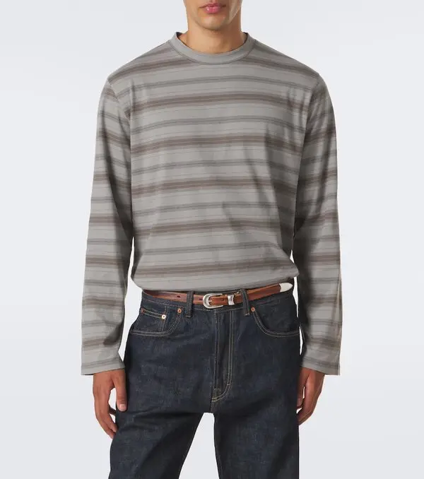Our Legacy Box Striped Cotton Jersey T-shirt