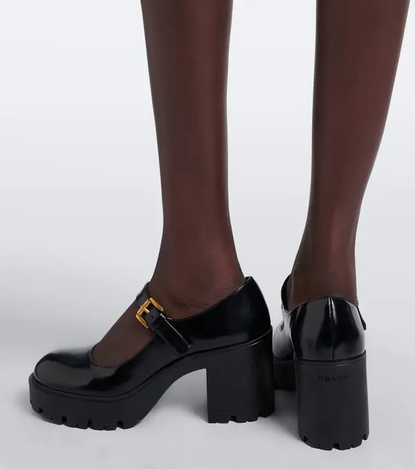 Prada Patent Leather Mary Jane Pumps