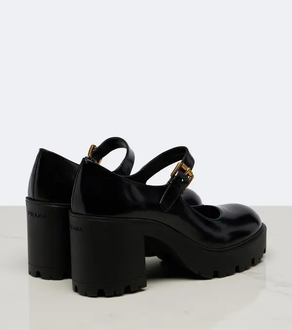 Prada Patent Leather Mary Jane Pumps