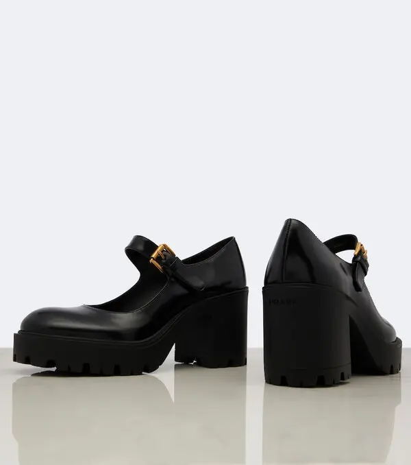Prada Patent Leather Mary Jane Pumps