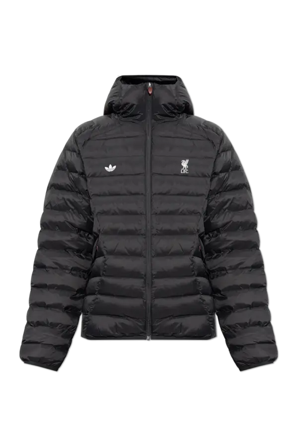 Adidas X Liverpool Fc Quilted Down Jacket - Black