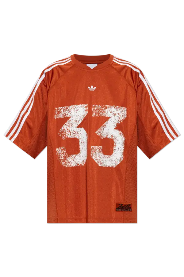 ADIDAS ORIGINALS Printed Oversized T-shirt - Orange