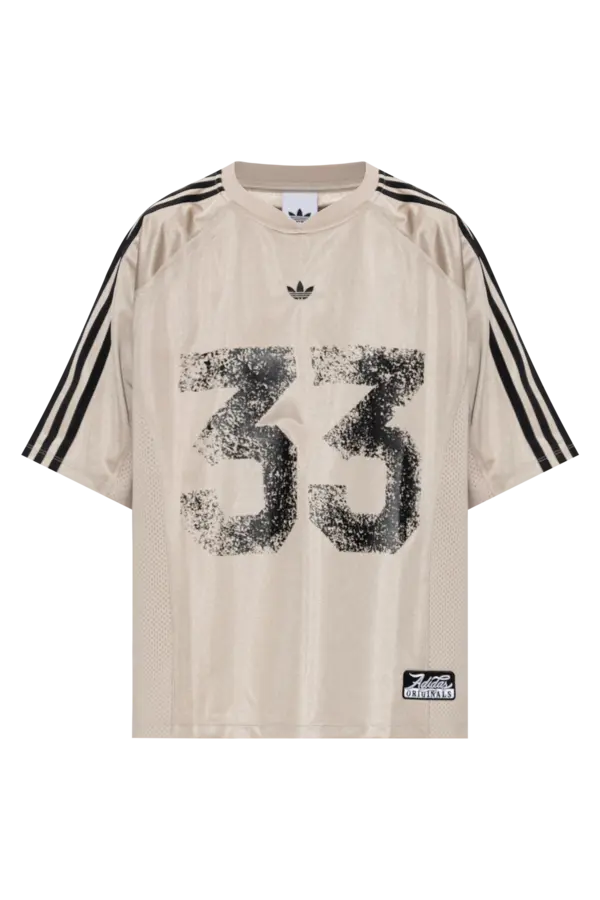 ADIDAS ORIGINALS Printed T-shirt - Beige