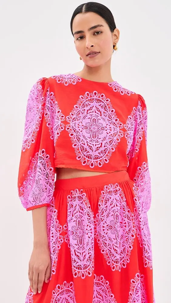 Borgo De Nor Rhea Lace Top