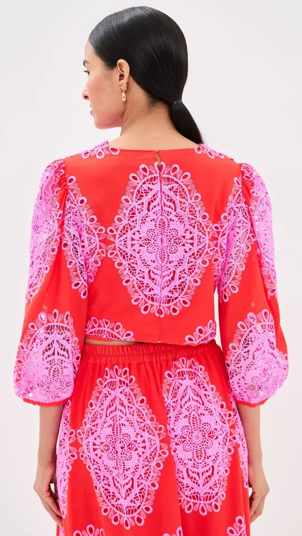 Borgo De Nor Rhea Lace Top