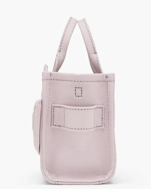 Marc Jacobs Crossbody Tote In Canvas With Oversized Bow - Light Iris
