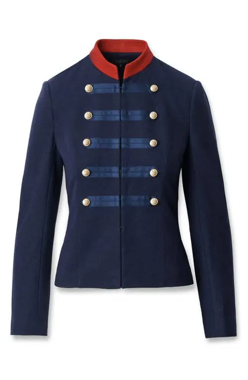 Rag & Bone Mercer Regalia Wool Blazer - Navy